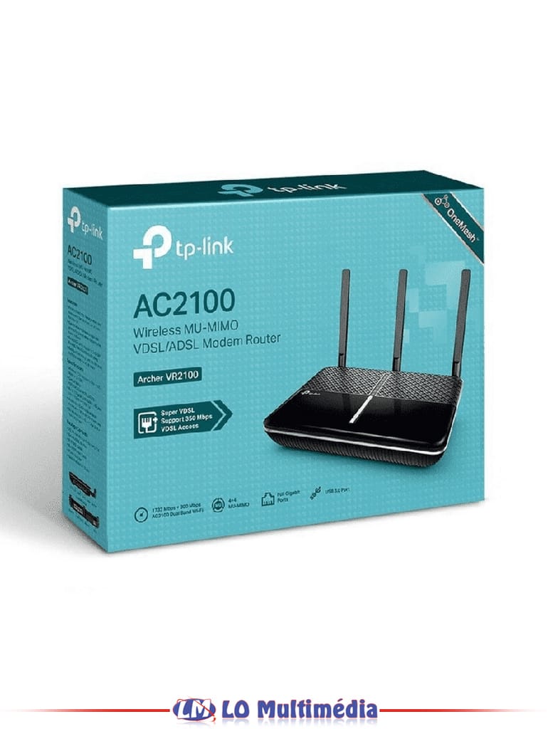 TP-LINK AC1200 Wireless MU-MIMO VDSL/ADSL ARCHER VR400 - Lo-Multimedia