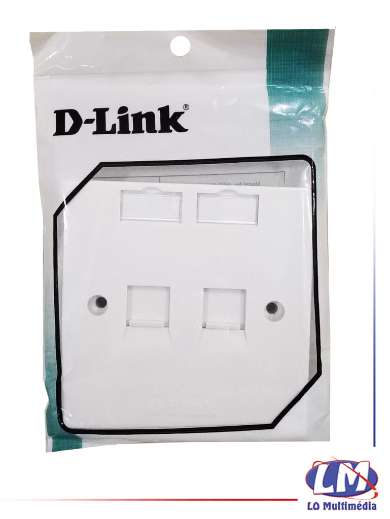 Prise murale réseau RJ45 D-Link à 2 Ports - Lo-Multimedia