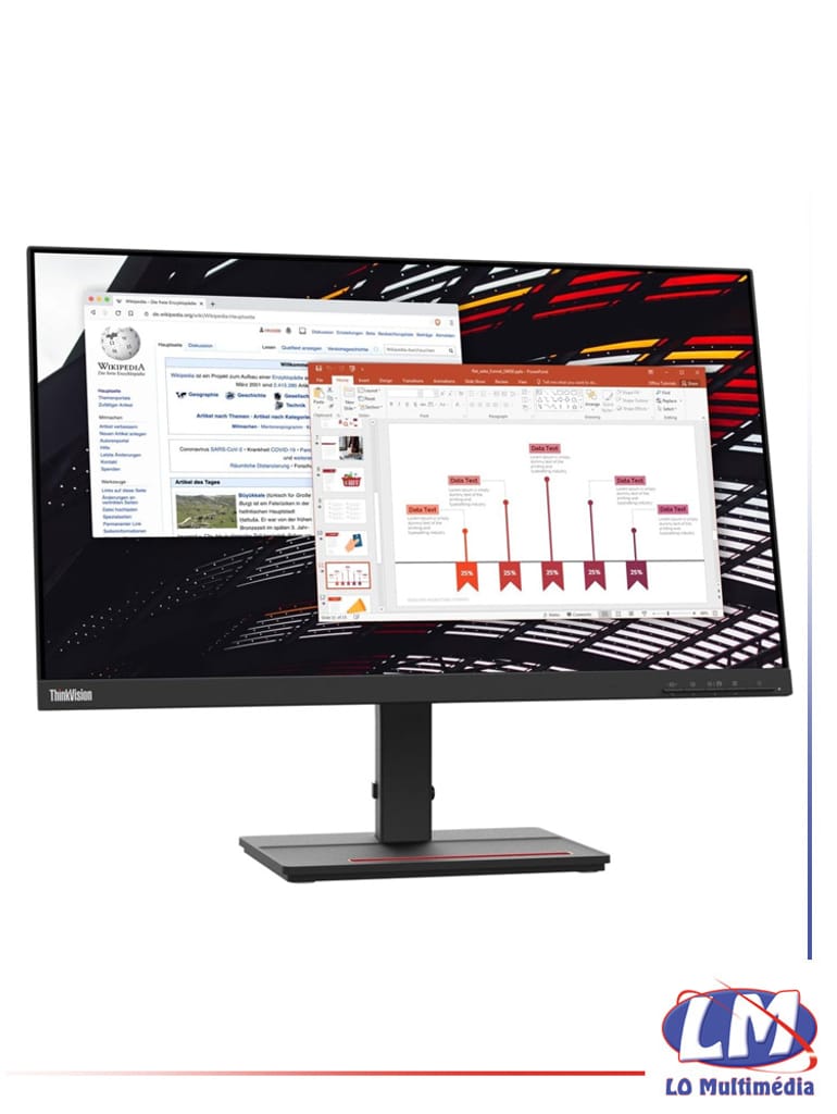 Ecran LENOVO ThinkVision S24e-20 - Lo-Multimedia