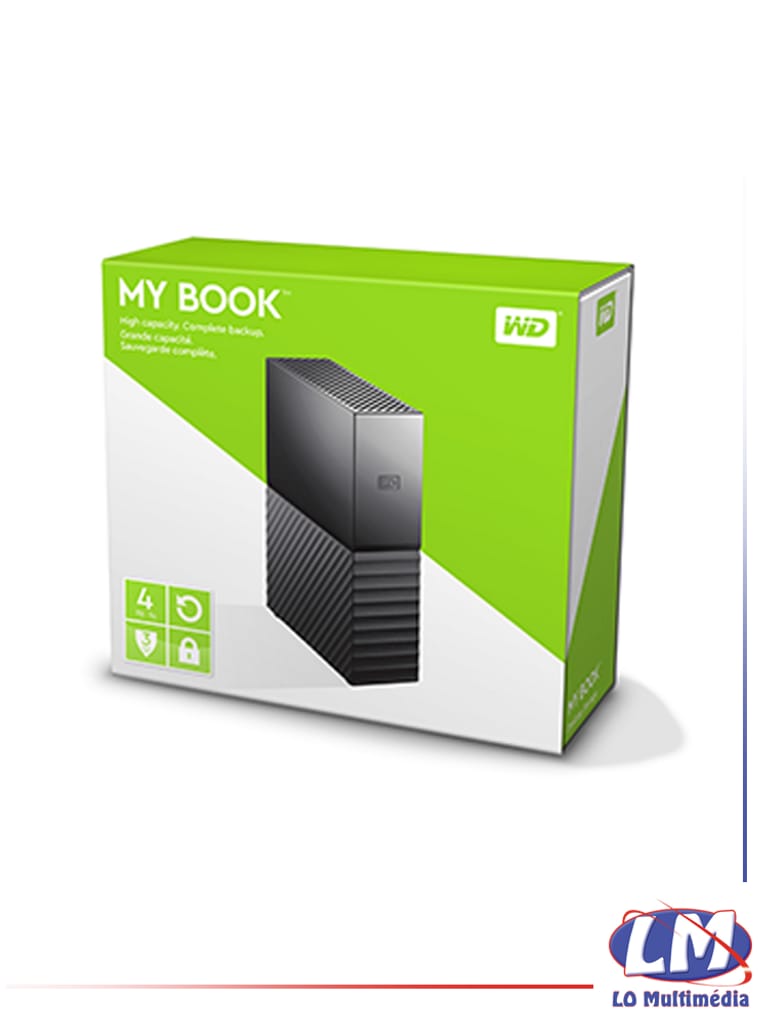 Disque dur externe WD My Book 4 Tera - Lo-Multimedia Disque dur externe WD My Book 4 Tera - Lo-Multimedia