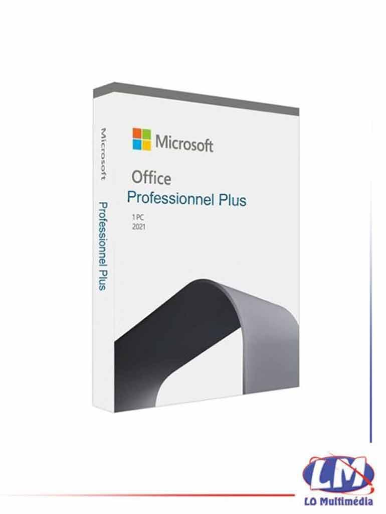 Microsoft Office Professionnel Plus 2021 (1 PC) - Lo-Multimedia