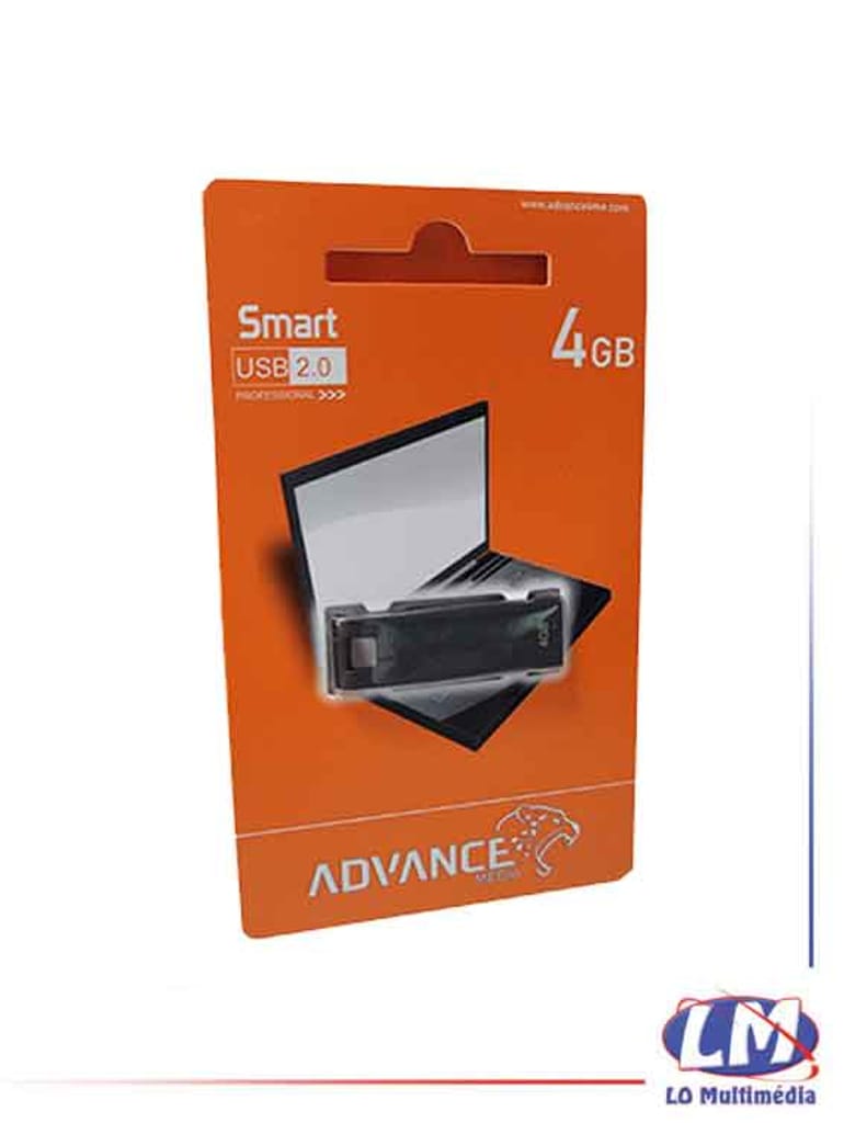 cle usb Advance Media USB 2.0 Flash Drive – 4GB - Lo-Multimedia